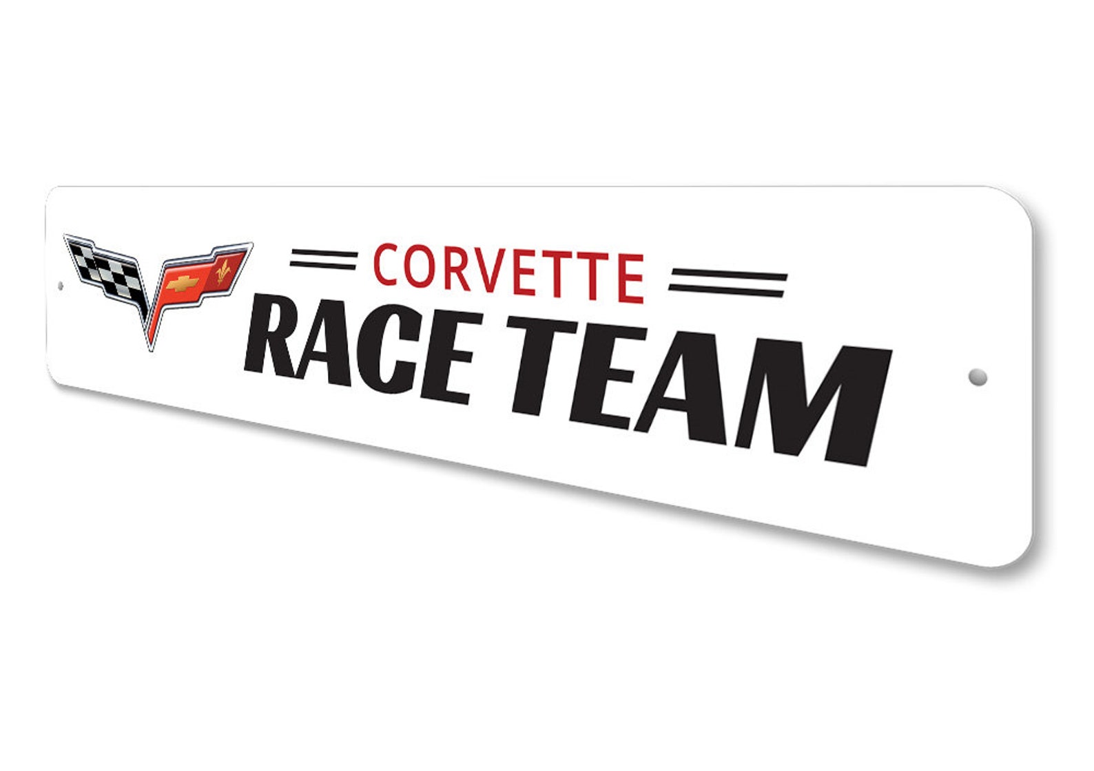 Corvette Race Team Signs Corvette Garage Decorations Car | Etsy
