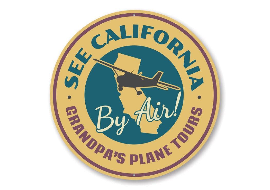 Grandpas Pilot Tours, Travel by Air, Airplane Tours, Decor for Airport ...
