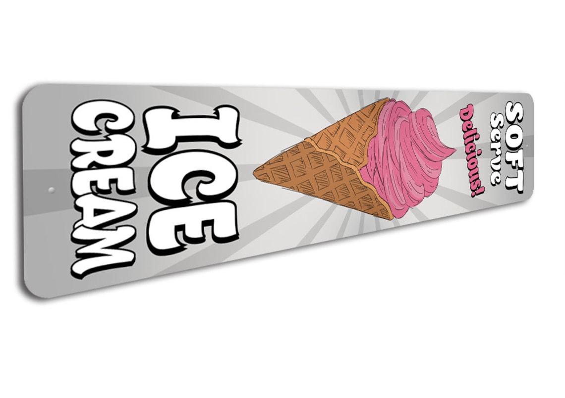 Soft Serve Ice Cream Sign Soft Serve Sign Ice Cream Soft - Etsy Canada