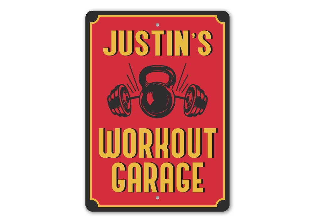 Custom Workout Garage Sign Garage Gym Sign Garage Gym - Etsy