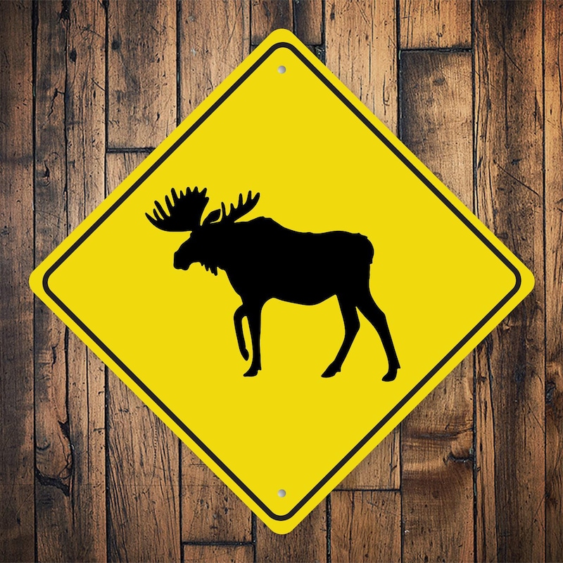 Moose Sign - Etsy