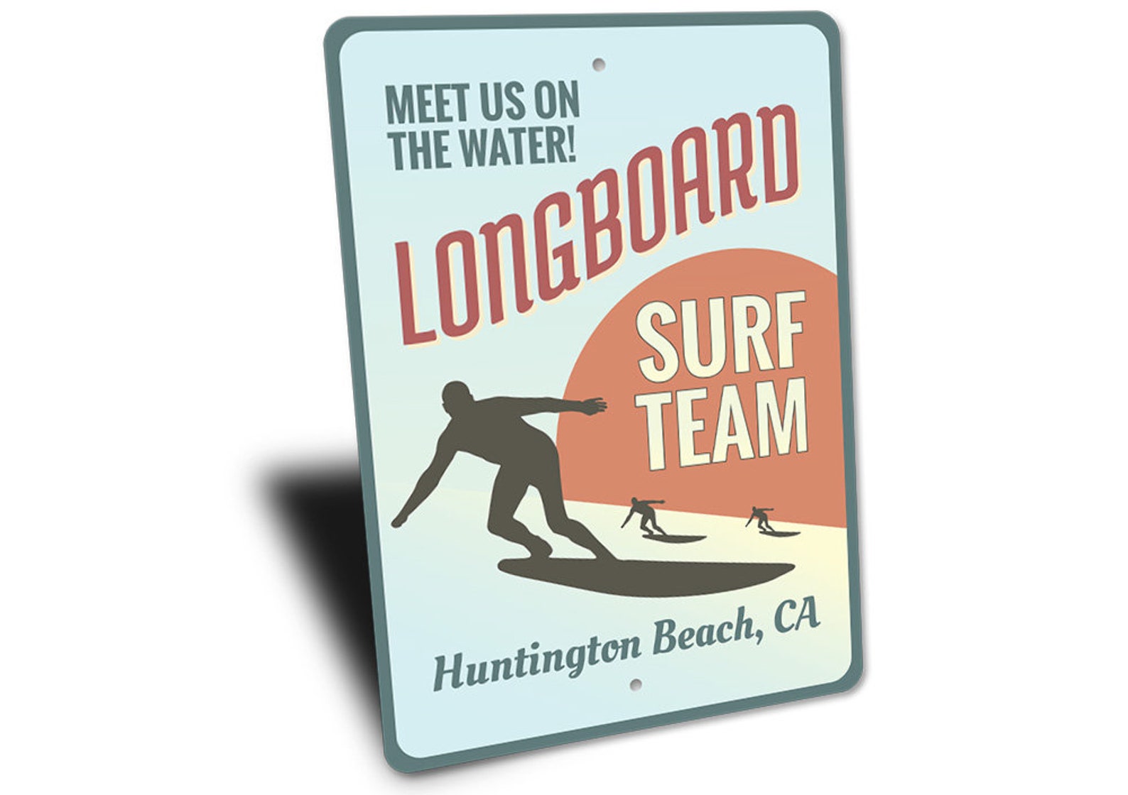 Long Board Surf Sign Surfer Sign Decor Surf Living Coast - Etsy UK