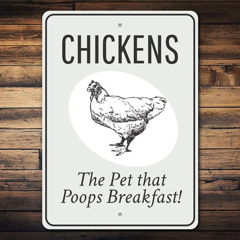 Chicken Poop Sign - Etsy