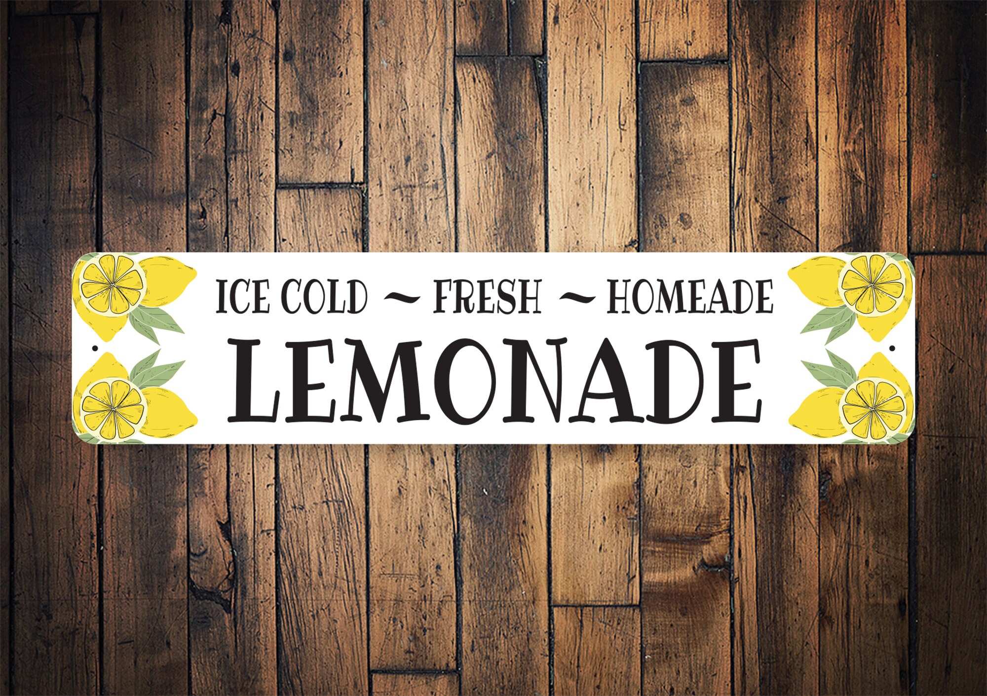 Ice Cold Lemonade Sign Lemonade Sign Fresh Lemonade | Etsy