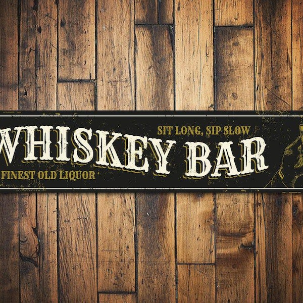 Whiskey Sign - Etsy