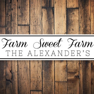 Farm Sweet Farm Sign Cute Farm Sign Decor for Farms Farmers - Etsy