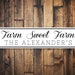 Farm Sweet Farm Sign Cute Farm Sign Decor for Farms Farmers - Etsy