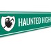 Haunted Highway, Haunted Road Signs, Scary Road Decor, Halloween Sign ...