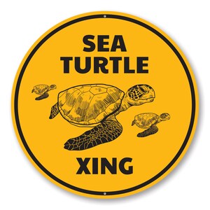 Sea Turtle Xing Sign, Turtle Crossing Sign, Sea Creatures, Ocean Life ...
