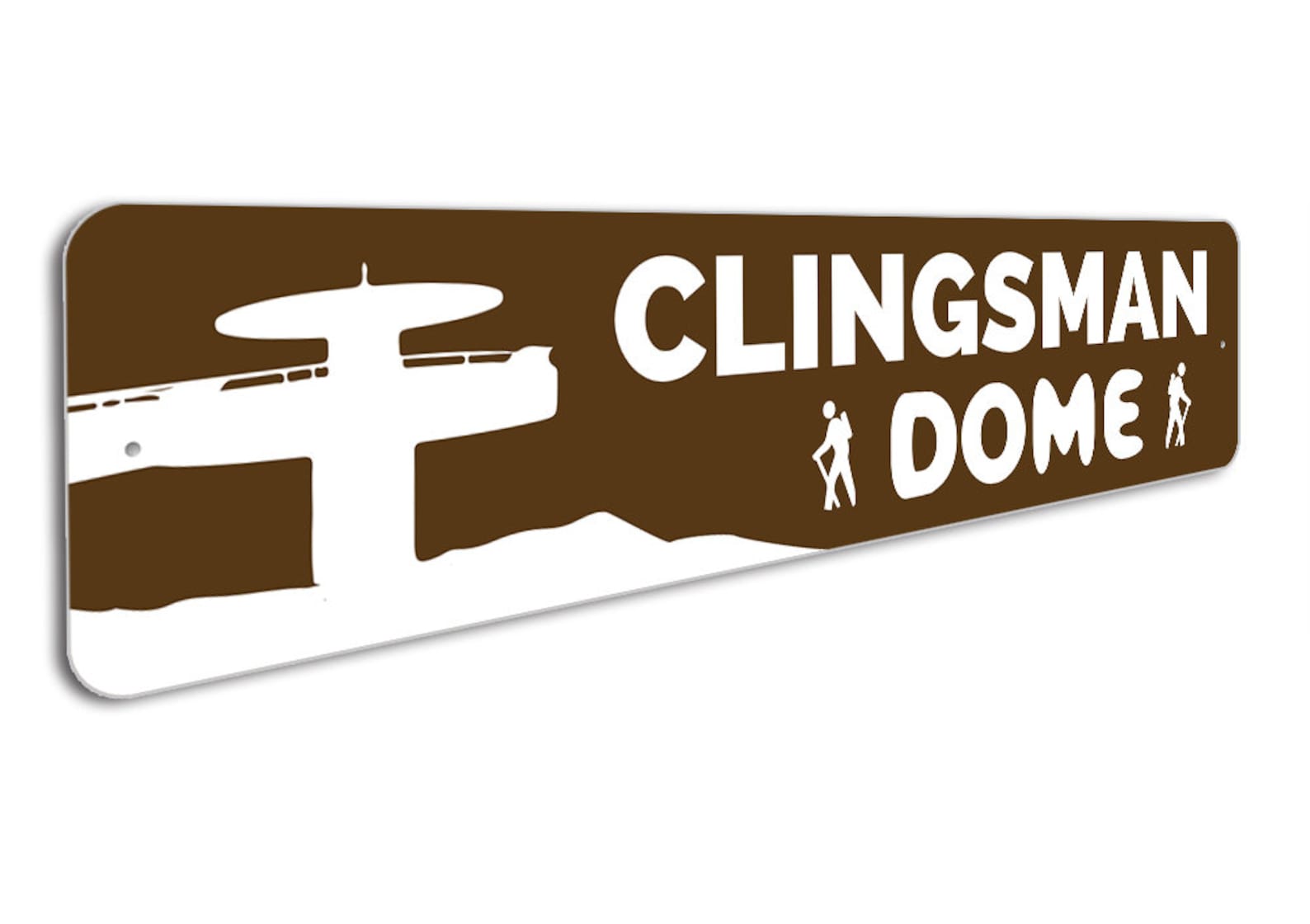 Clingmans Dome Sign Clingmans Dome Hiking Custom Trail Sign | Etsy