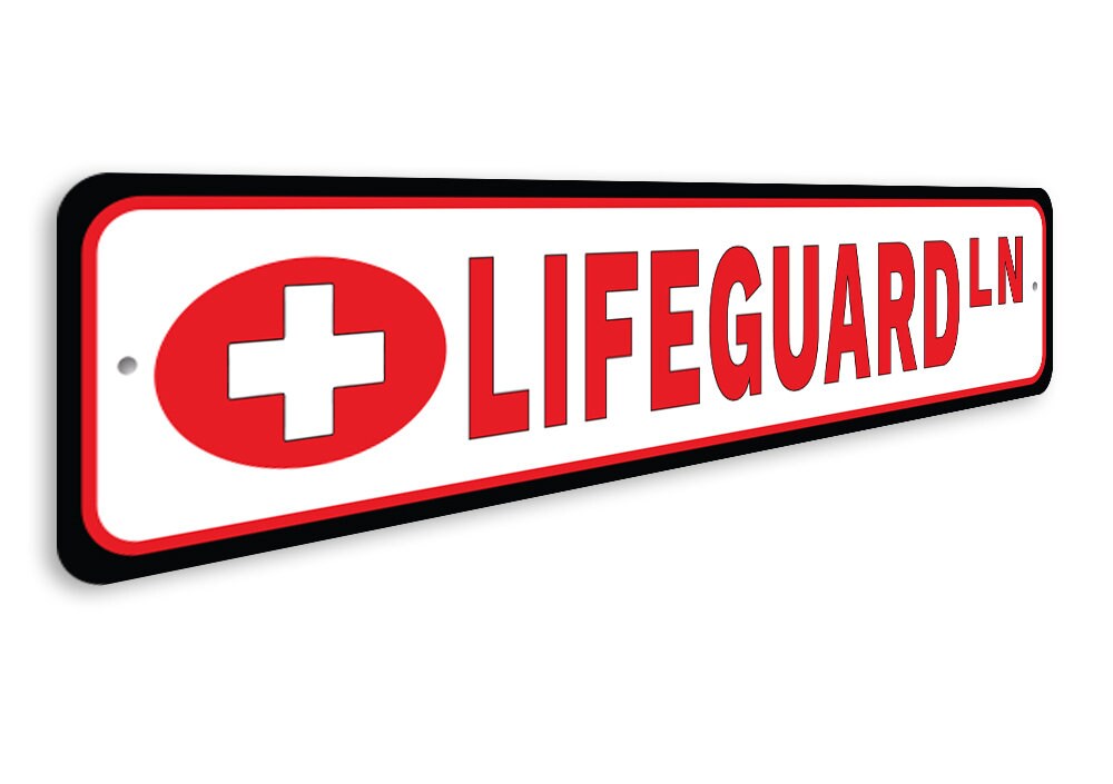 Lifeguard Sign Lifeguard Decor Sign for Pool Pool - Etsy