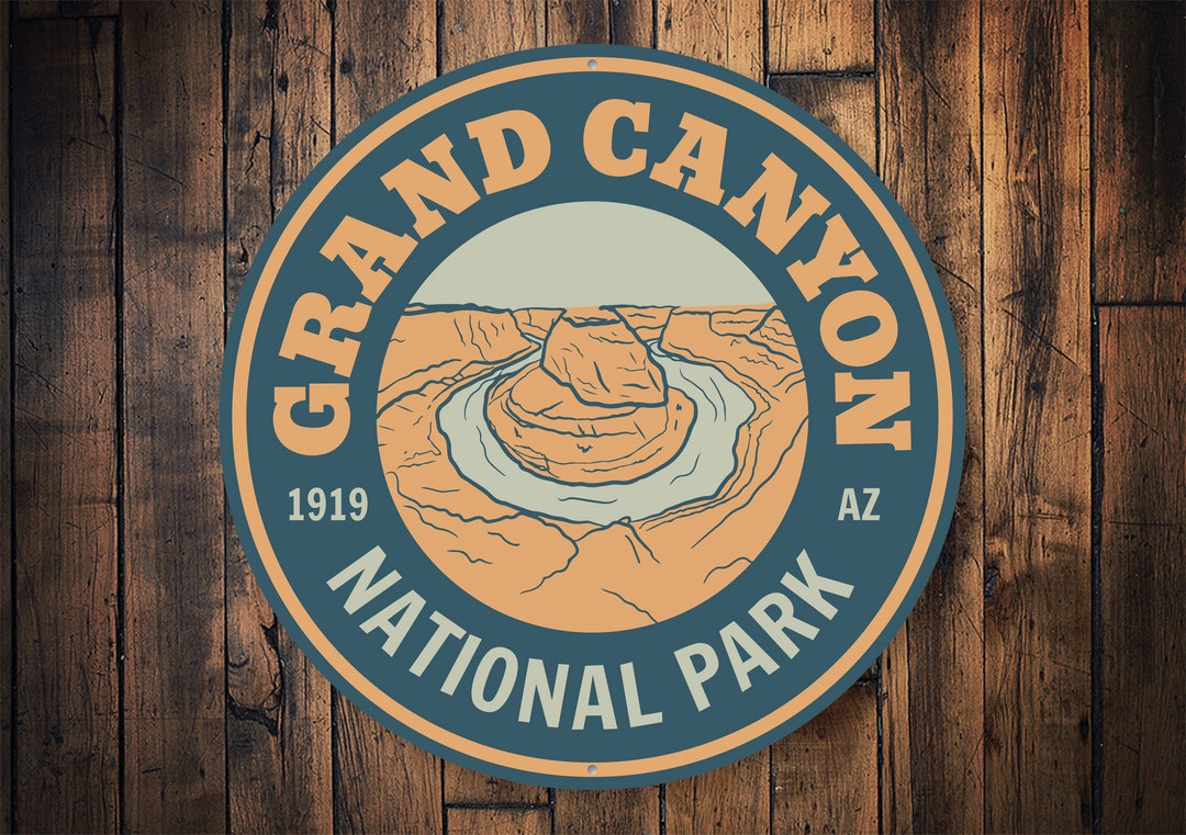 Grand Canyon Sign, Grand Canyon Decor, National Park Sign, Park Decor ...