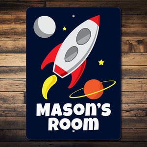 Rocket Sign, Rocket Ship Decor, Space Lover Gift, Planet Sign, Space ...