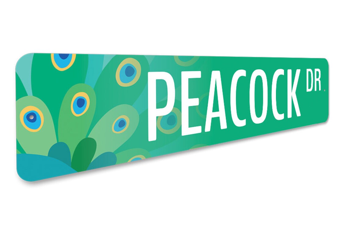 Peacock Sign Peacock Sign Peacock Decor Zoo Signs Zoo - Etsy