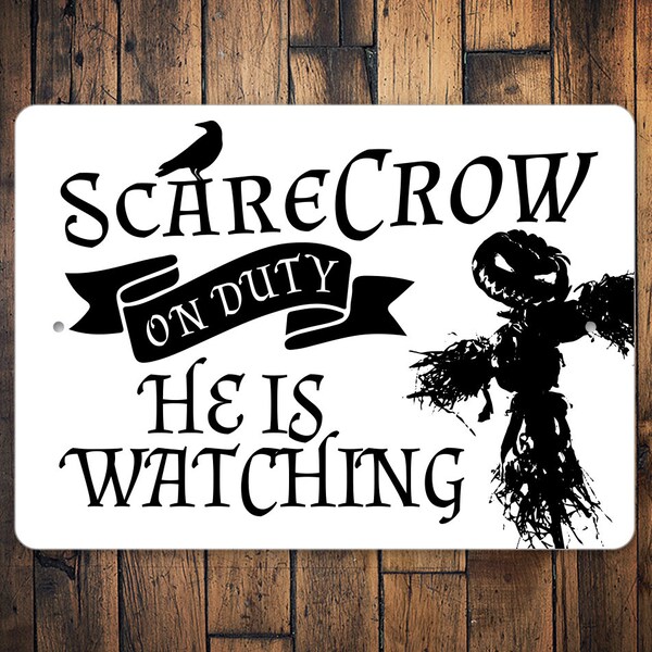 Scarecrow Sign - Etsy