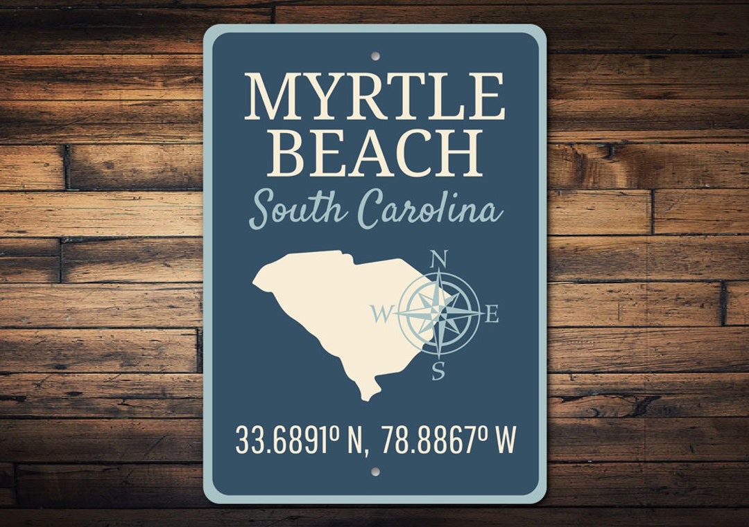 Myrtle Beach Sign, Myrtle Beach, South Carolina Beach, South Carolina ...