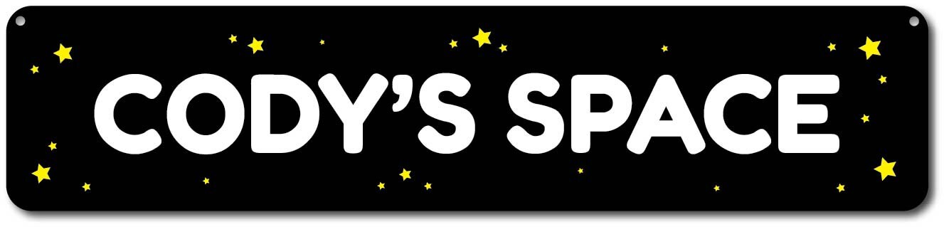 Kid Space Sign Personalized Space Lover Stars & Sky Sign - Etsy
