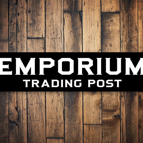 The Emporium Sign - Etsy
