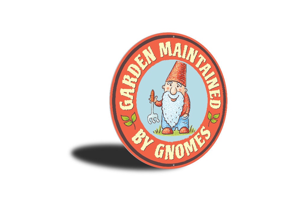 Gnome Garden Sign Crazy Gardner Gardening Decor Gnome - Etsy