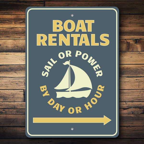 Boat Rental Sign - Etsy
