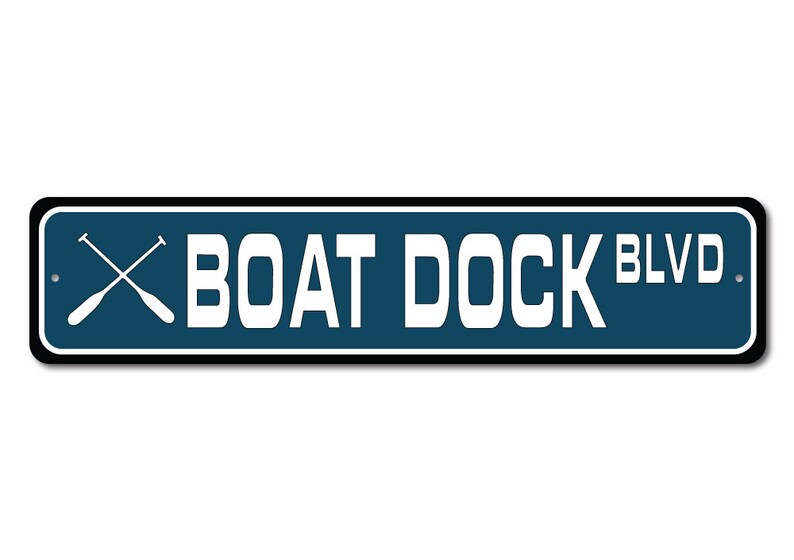 Boat Dock Sign Boat Dock Decor Boat Docks Boat House Sign | Etsy
