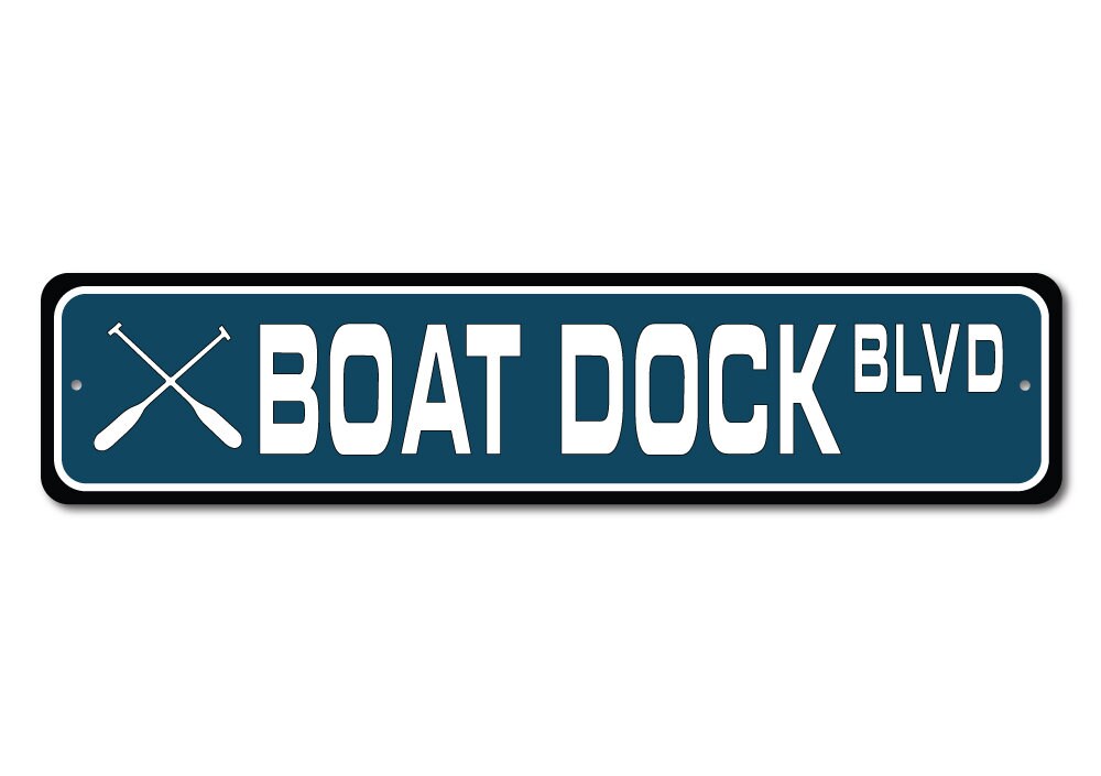 Boat Dock Sign Boat Dock Decor Boat Docks Boat House Sign - Etsy