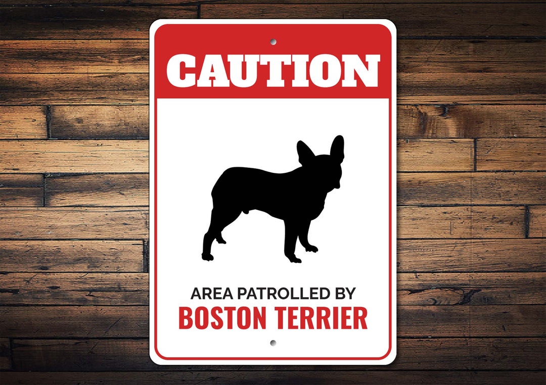 Boston Bull Terrier Sign, Boston Terrier Decor, Boston Terrier Gift ...