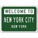 New York City Welcome Sign, Urban Welcome Sign, Custom Location Sign ...