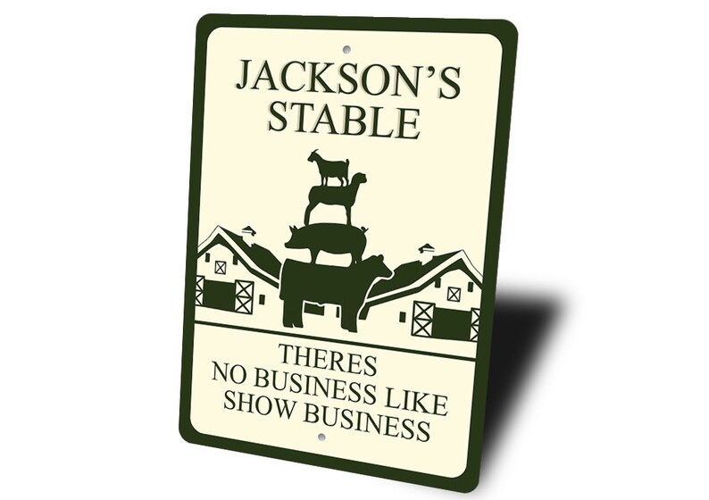 Custom Horse Barn Sign Horse Stable Sign Animal Stable - Etsy