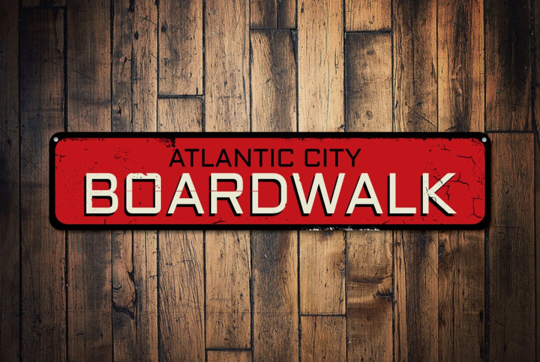 Boardwalk Sign, Personalized Boardwalk Location Sign, Custom Beach ...