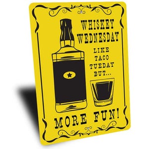 Whiskey Wednesday Sign, Whiskey Lover Sign, Whiskey Drinker, Dads ...