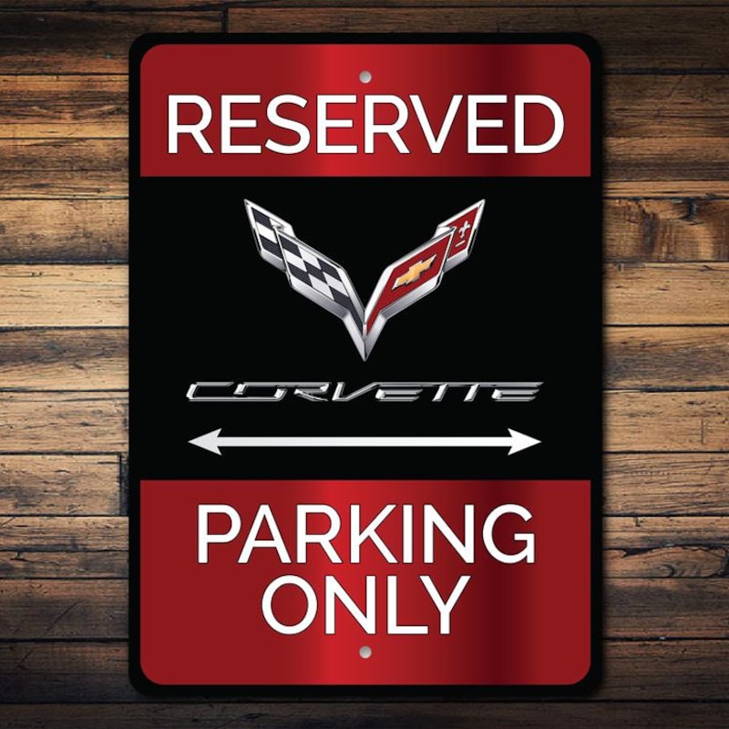 Corvette Sports Car Signs - Etsy