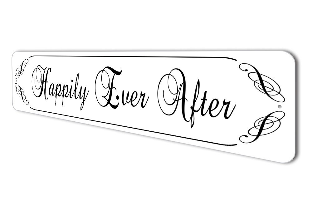 Happily Ever After Sign Cute Wedding Sign Wedding Decor - Etsy
