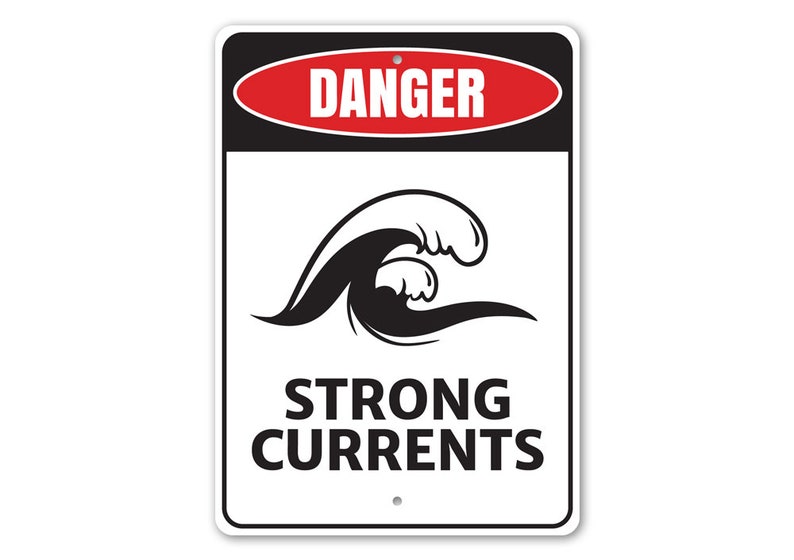 Strong Current Sign Strong Currents Surfers House Gift - Etsy