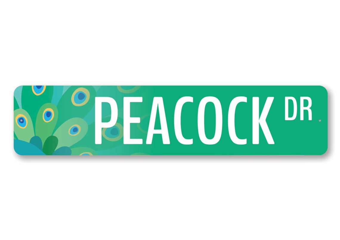 Peacock Sign Peacock Sign Peacock Decor Zoo Signs Zoo - Etsy