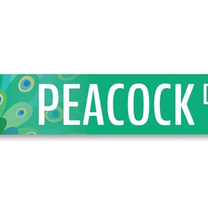 Peacock Sign, Peacock Sign, Peacock Decor, Zoo Signs, Zoo Animals, Wall ...