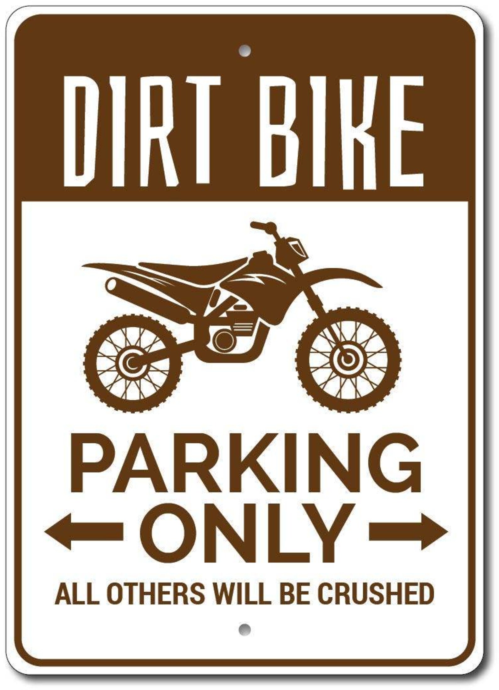 Dirt Bike Parking Sign Dirt Bike Sign Dirt Bike Gift for - Etsy