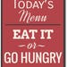 Kitchen Menu Sign, Eat Sign, Menu Kitchen Sign, Kitchen Phrase Sign ...