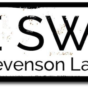 Rope Swing Sign, Personalized Directional Arrow Sign, Metal Lake House ...