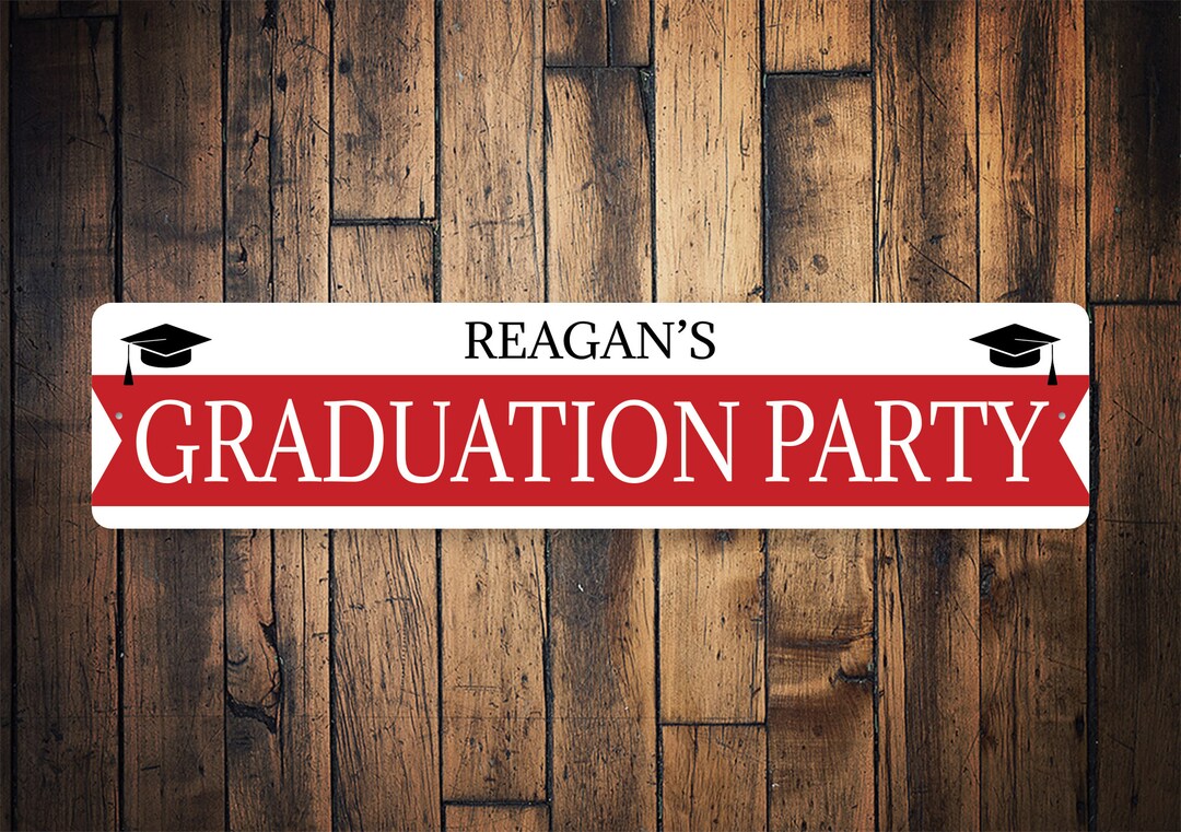 Grad Party Sign, Custom Grad Party Decor, Graduation Party Sign, Grad ...