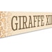 Giraffe Xing Sign, Giraffe Lover, Giraffe Decor, Zoo Signs, Zoo Animals ...