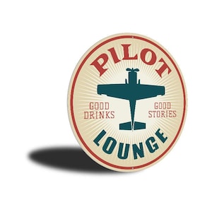 Pilot Lounge Sign, Aviation Lounge, Airport Hangout Sign, Terminal ...