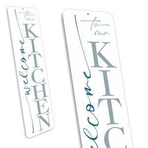 Welcome to Our Kitchen Sign, Kitchen Welcome Sign, Kitchen Decor Signs ...