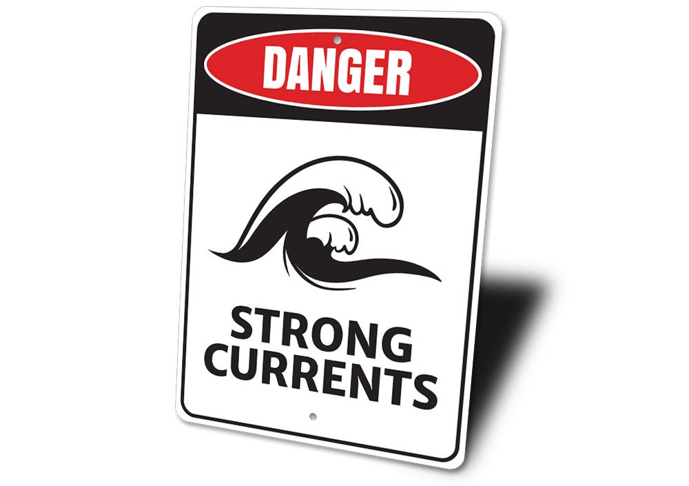 Strong Current Sign Strong Currents Surfers House Gift - Etsy