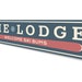 The Lodge Sign, Custom Lodge Sign, Sign for Skiing Lodge, Ski Decor ...