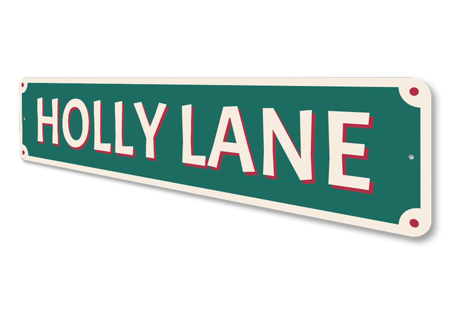 Holly Lane Sign, Christmas Lane Sign, Christmas Lovers, Sign for ...