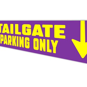 Tailgate Sign, Highschool Tailgate Sign, Tailgating Lovers, Sports ...