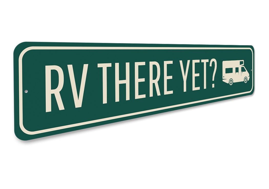 RV There Yet Funny RV Decor Sign for RV Recreational | Etsy