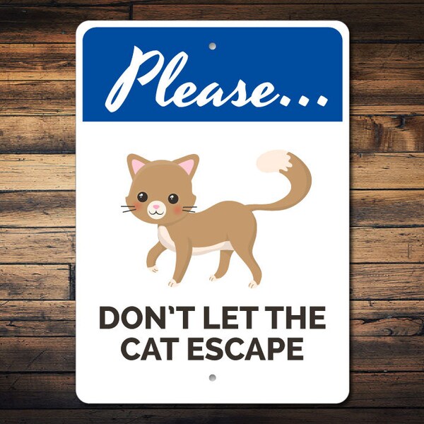Cat Vomit Warning Sign - Etsy