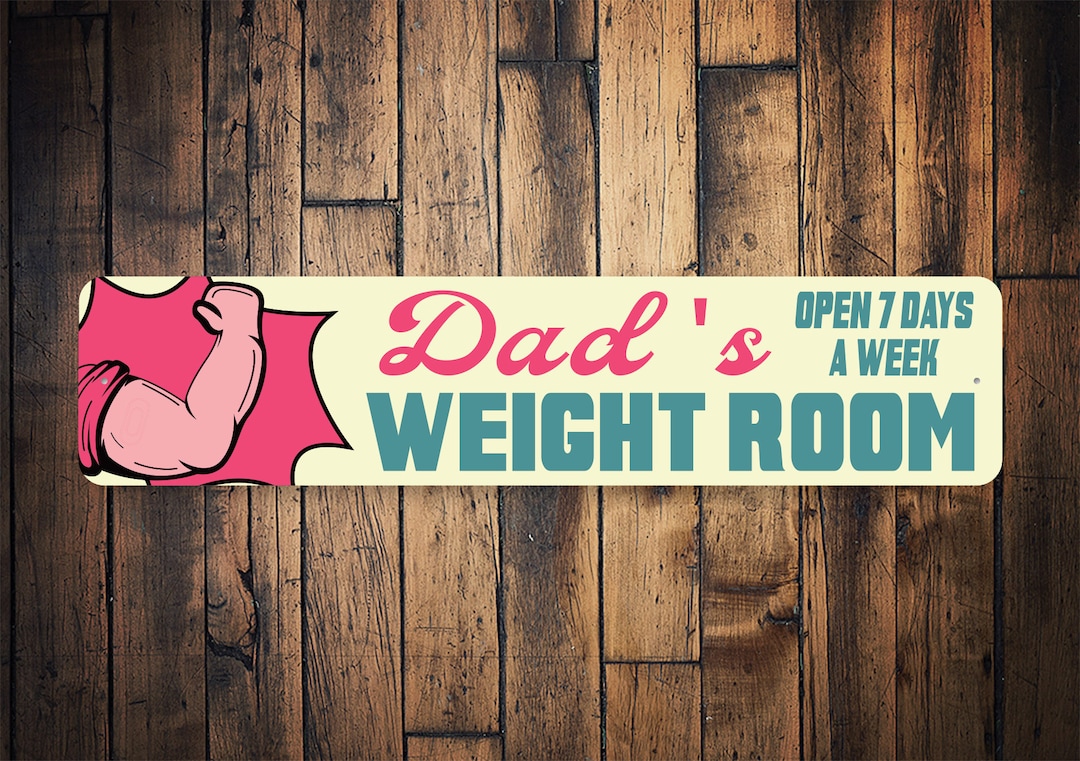 Retro Weight Room Sign, Weight Room Sign, Weight Decor, Lifting Sign ...
